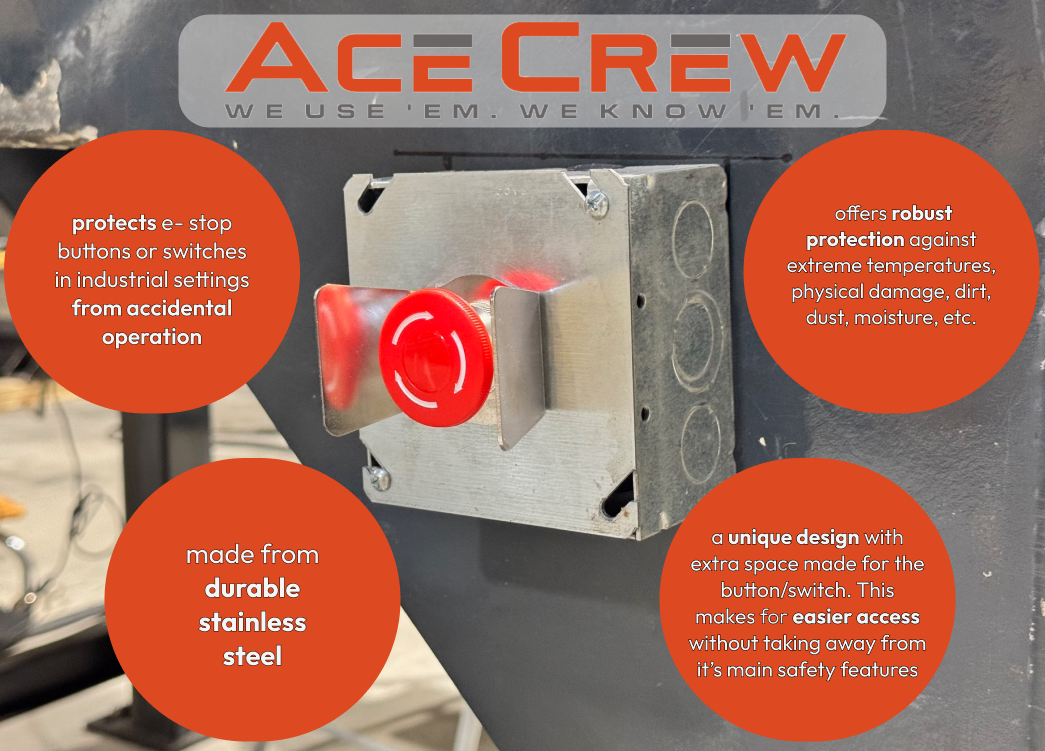 AceCrew Durable Protective Guard for Industrial Push Button Switches (5 ...