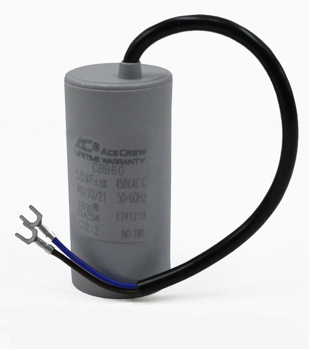 AceCrew Run Capacitor 50uF 450VAC